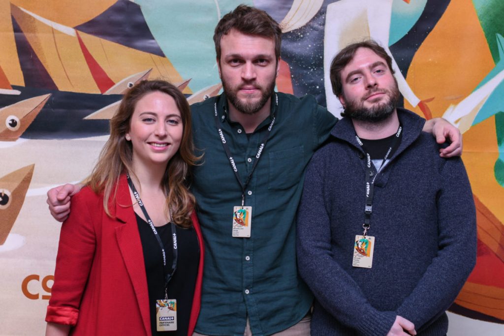 Dania BDEIR -Réalisatrice- George Sikhrulidze -Réalisateur- et Timothy ...