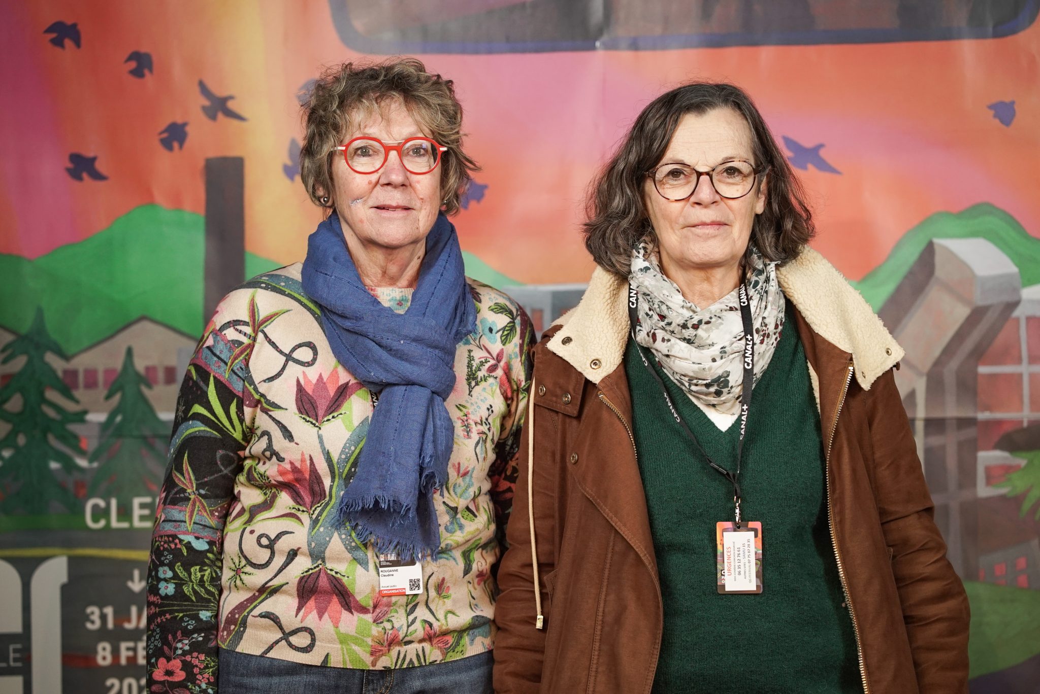 Hélène Chaput & Claudine Rouganne – Bénévoles Acceuil Public | Photo booth